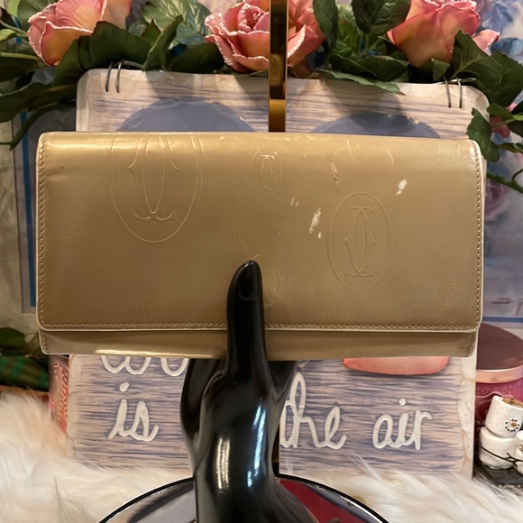 Cartier | Bags | Cartier Vintage Long Monogram Wallet | Poshmark